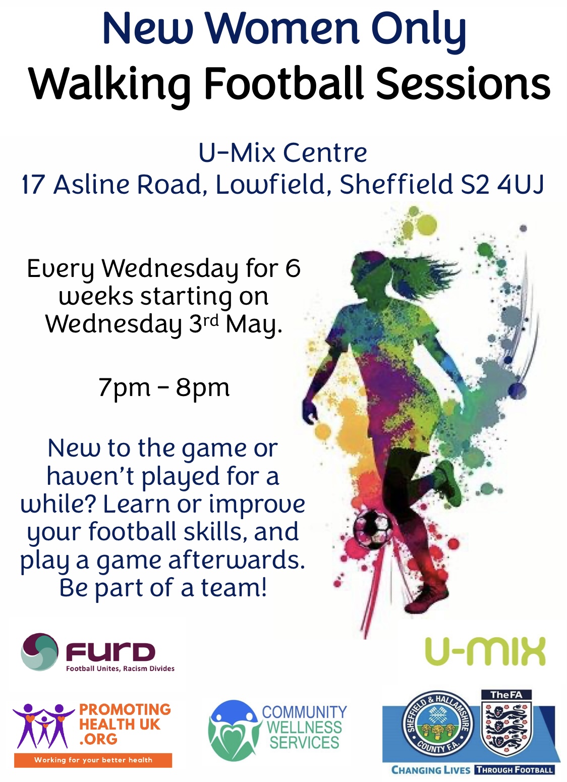 Women’s walking football Wednesdays | FURD
